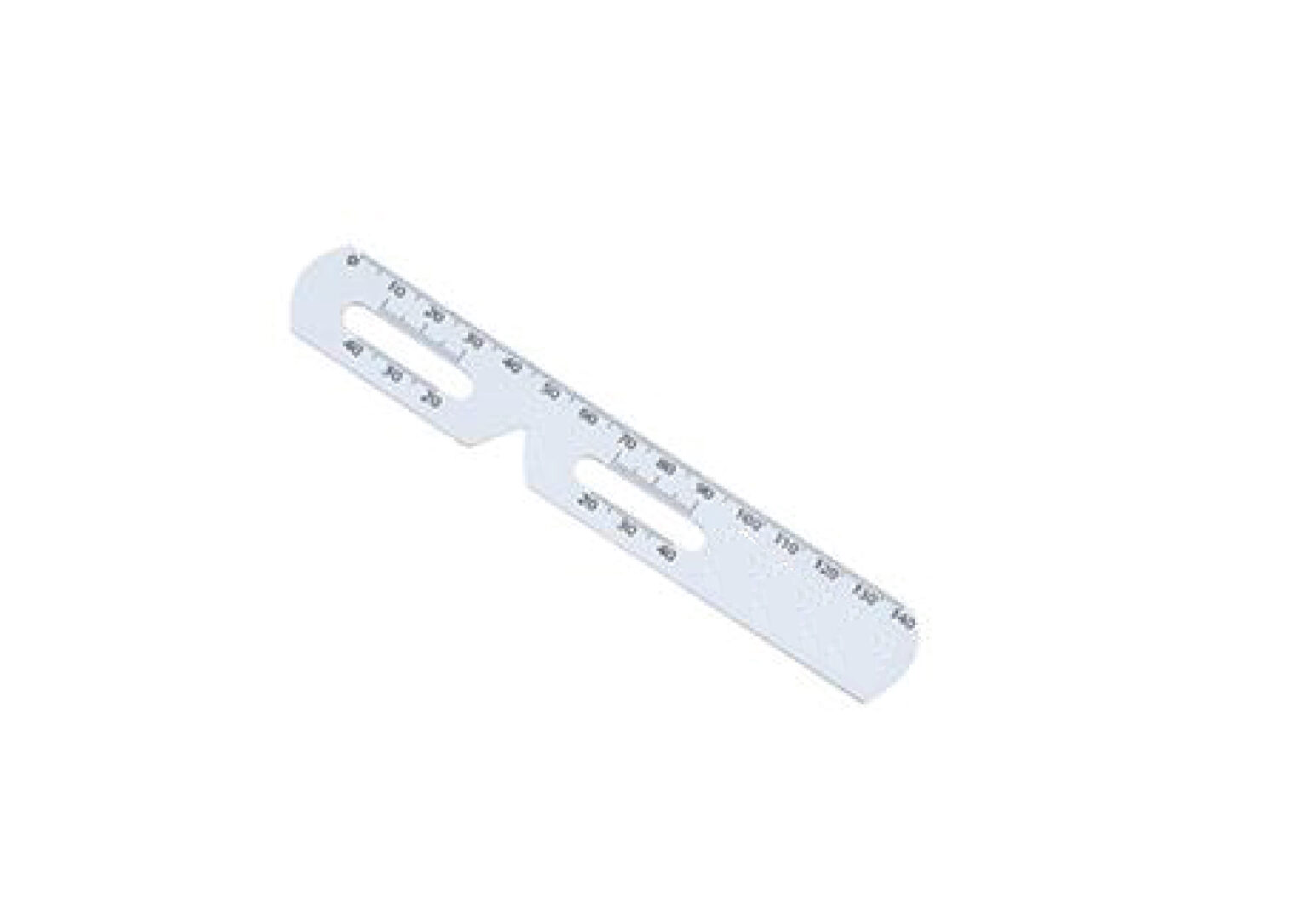 Multi Function Plastic PD Ruler – Total Optical Supplies