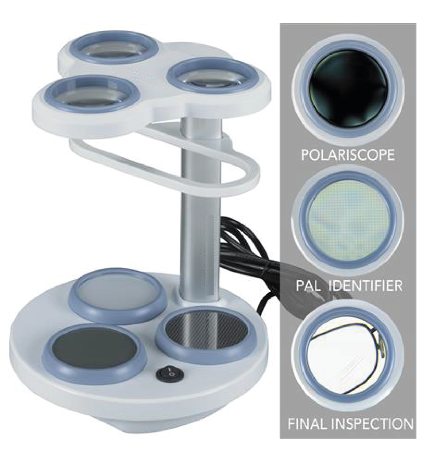 Deluxe 3 in 1 Lens Inspection Station – Total Optical Supplies